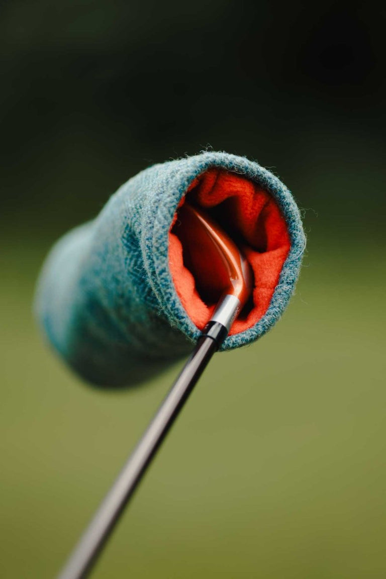 Zoom Expand image caption Eriskay Harris Tweed Headcover - Fyfe Golf